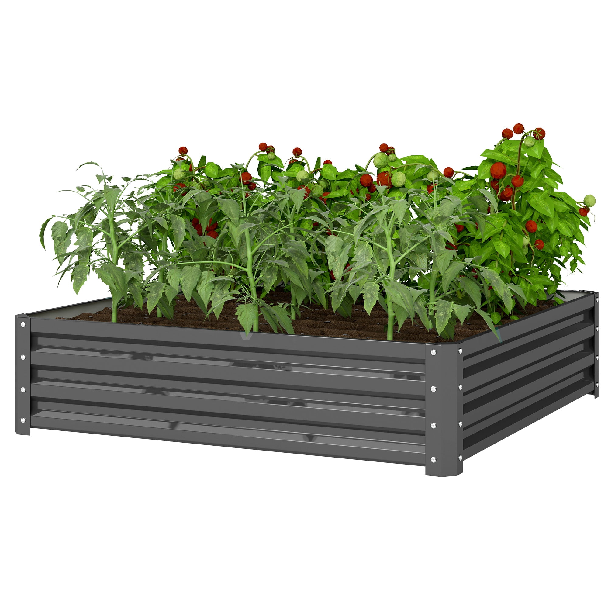Click here for Cosotower 4 X 4 X 1 Raised Garden Bed Galvanized S... prices
