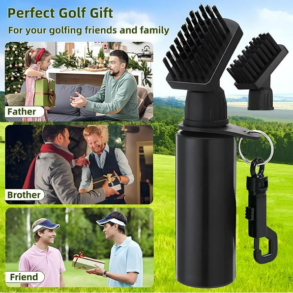 Caddy Splash Heavy Duty Golf Club Brush Cleaner with Retractable Clip ...