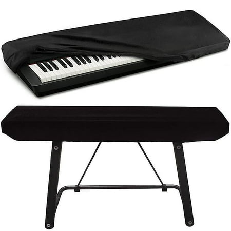 Piano Keyboard Cover, Premium Stretchable Velvet Digital Piano Dust ...