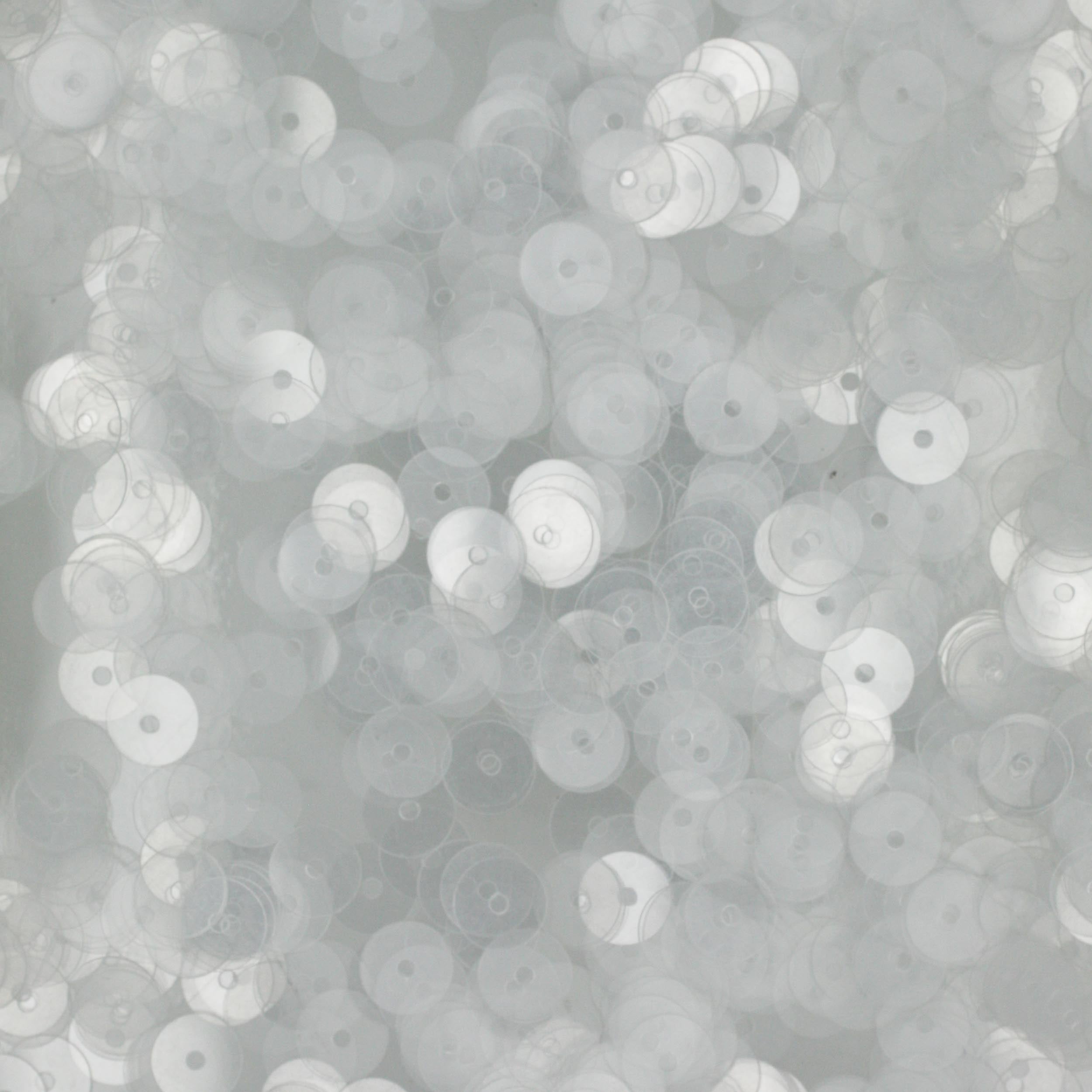 Crystal Clear Sequins 6mm Transparent See-Thru Made in USA - Walmart.com