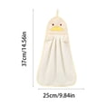 Absorbent Hand Towel With Hanging Loop, Quick Dry Hand Wiping Towel ...