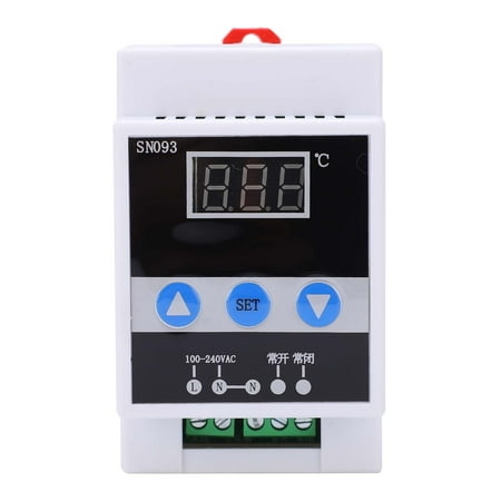 Digital Temperature Controller, DIN Rail Mount Controller DIN Rail ...