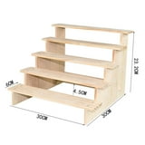 Wood Display Riser Stand Wooden Riser Display Shelf Organizer for ...