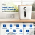 iDOO Electric Kitchen Waste Composter, Automatic Smart Compost Bin with ...
