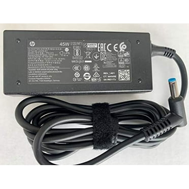 HP 45W Smart AC Adapter with Charging Cord, 4.5mm to 7.4mm Power DC ...