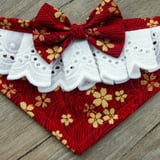 Zhaomeidaxi Dog Bib washable and Reversible Cotton Dog Bib Scarf ...