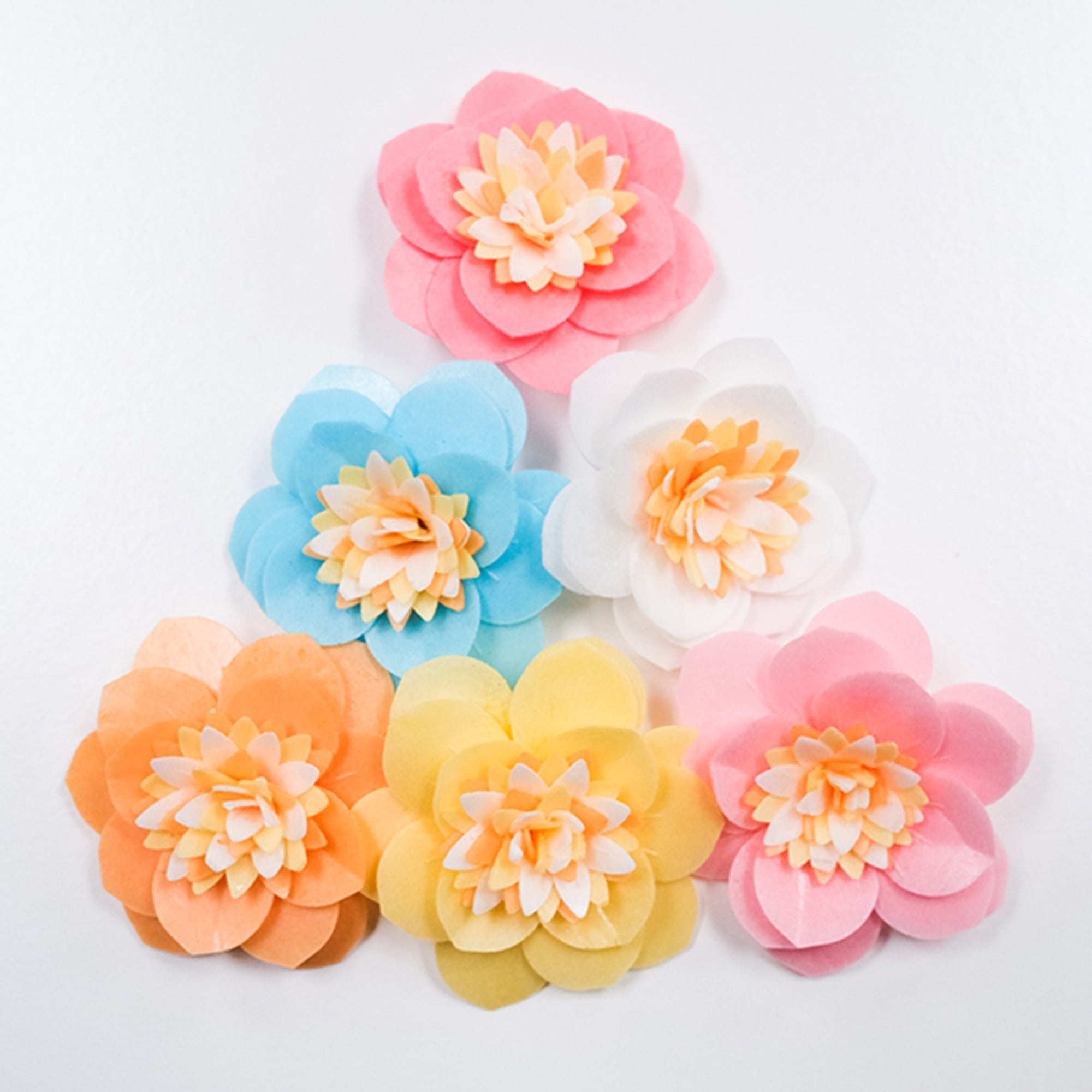 Taty - edible wafer paper flower 6pk - Walmart.com