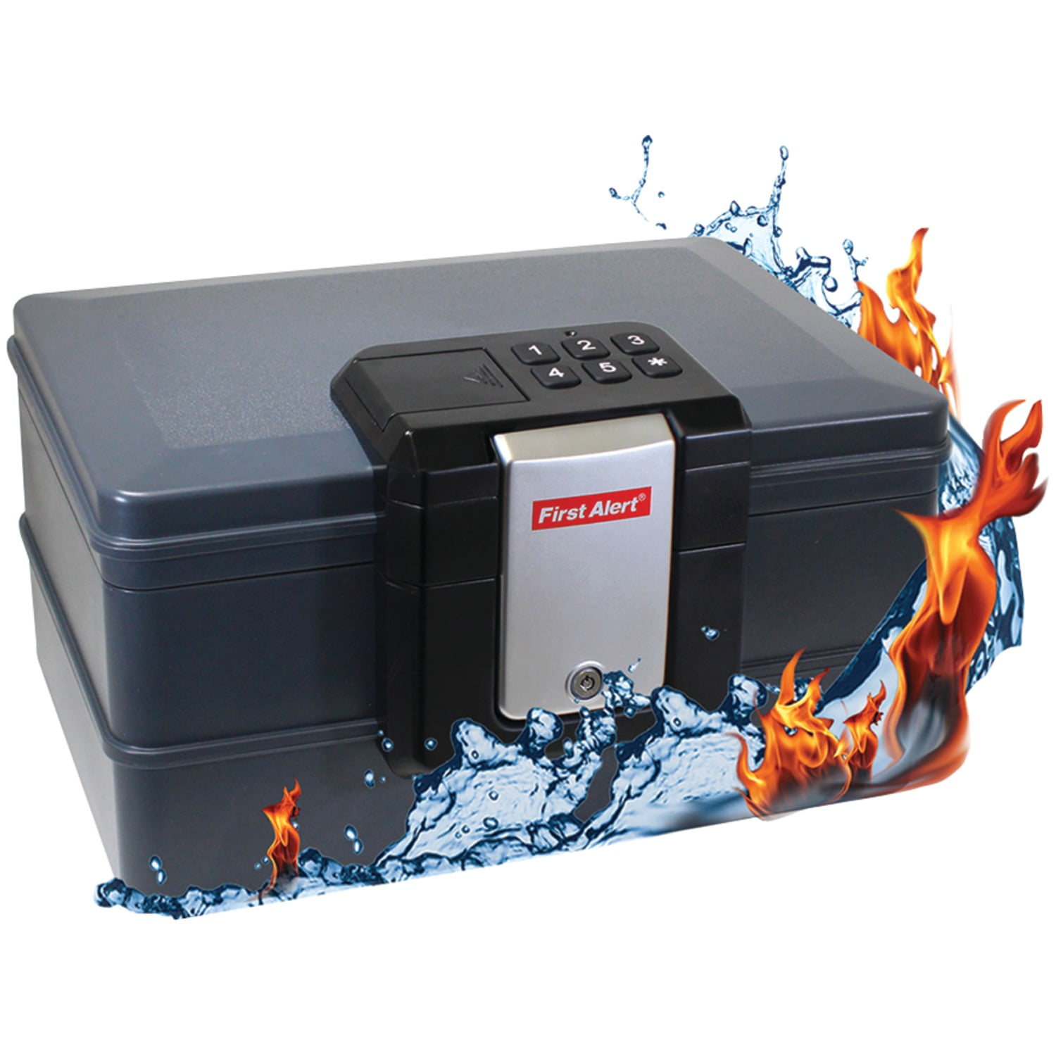 First Alert 2602DF Waterproof Fire Chest With Digital Lock (0.39 Cubic ...