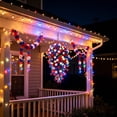 4th of July Patriotic Hanging Flower Basket, Trailing Cascading Floral ...