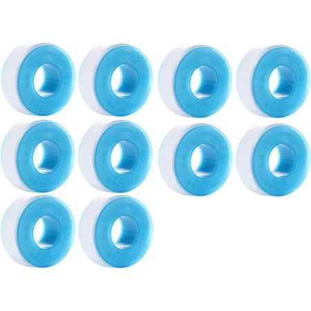 HEIBIN 15mm X 5m Marking Sealing Tape For Pipes Shower Heads Plumbers ...