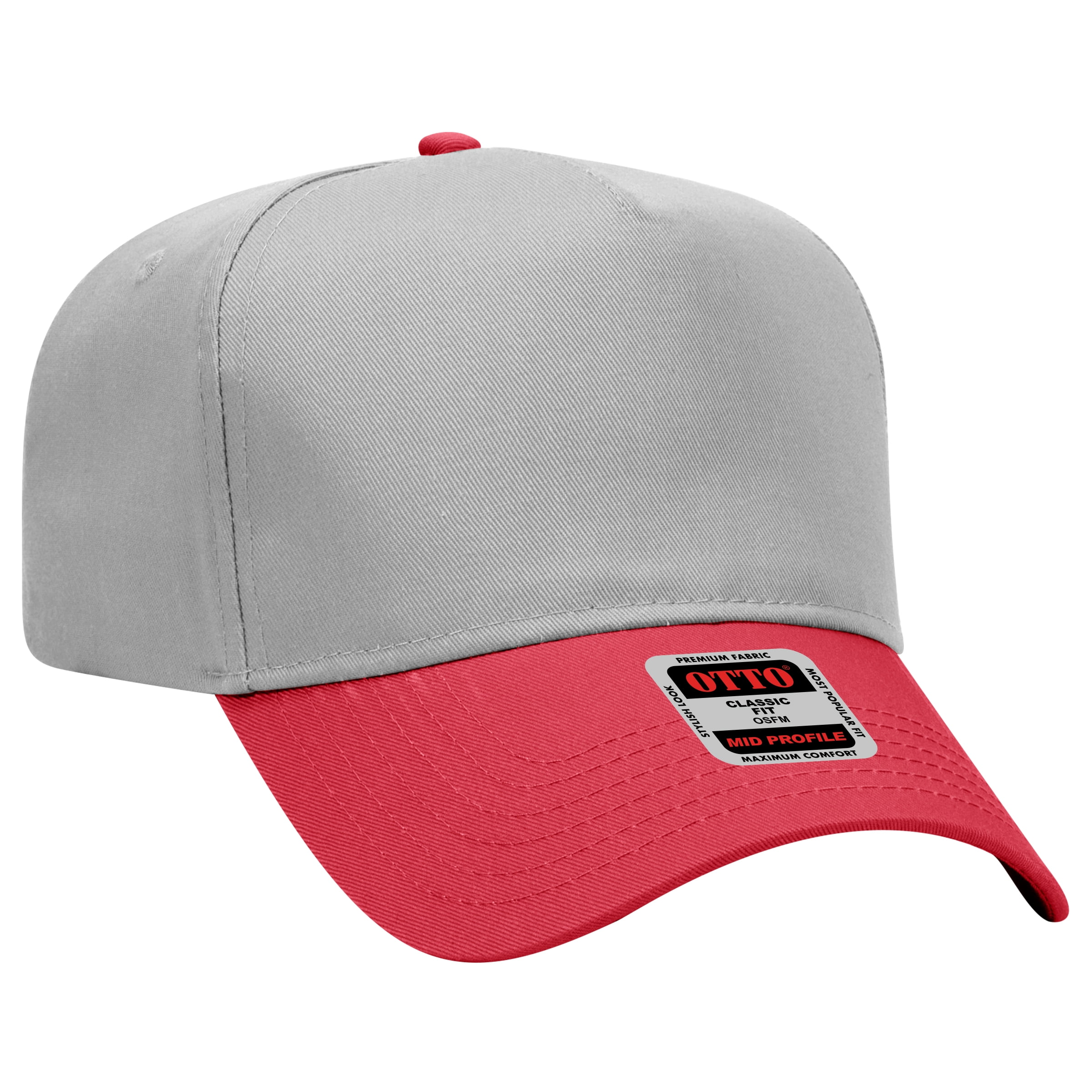 OTTO CAP 5 Panel Mid Profile Baseball Cap - Walmart.com