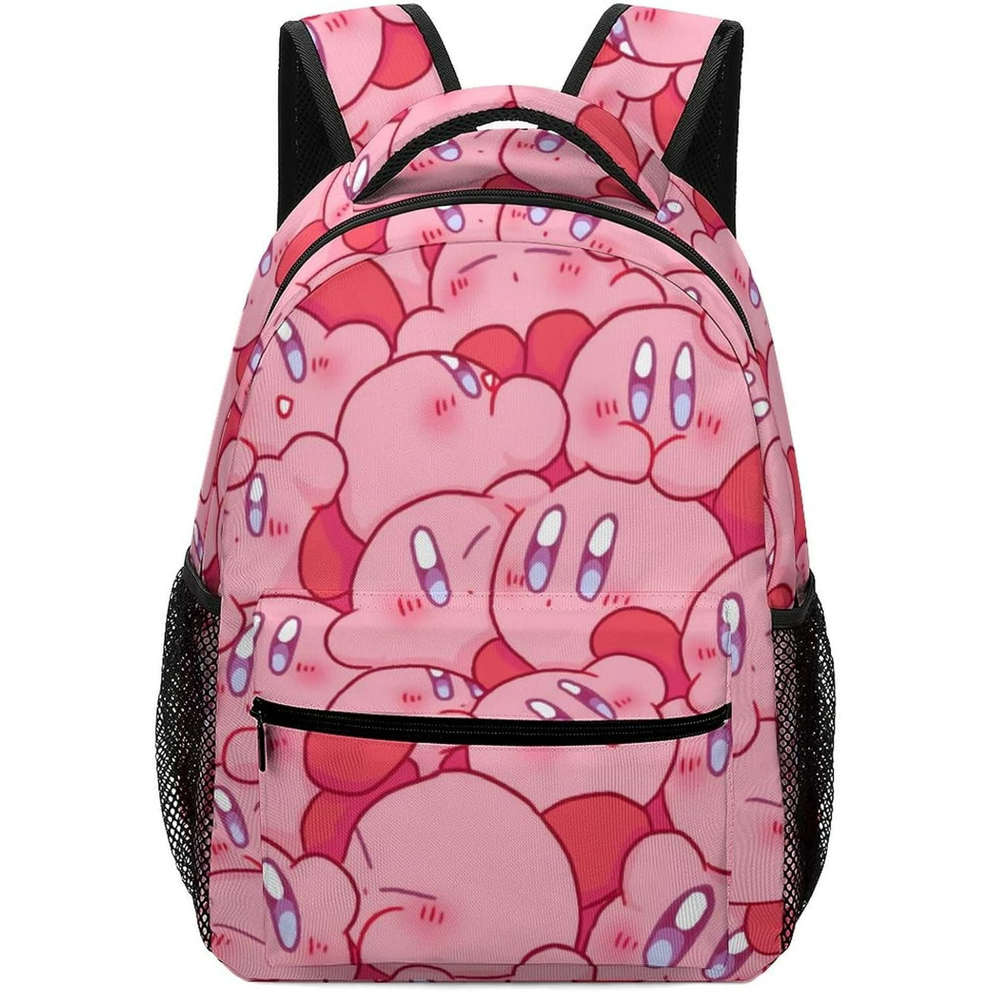 Click here for Kirby Anime Star Backpacks Canvas Backpack Cartoon... prices