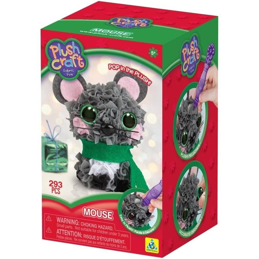 PlushCraft Mouse 3D Mini Kit - Walmart.com - Walmart.com