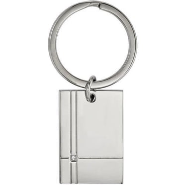 Primal Steel Stainless Steel Brushed and Grooved Key Chain - Walmart.com