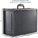 bugatti, STB251318BLK, Stebco Vinyl Deluxe Catalog Case, 1, Black ...