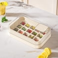 15-Cube Ice Tray, Single Layer Ice Cube Mold, Flexible Ice Making Box ...