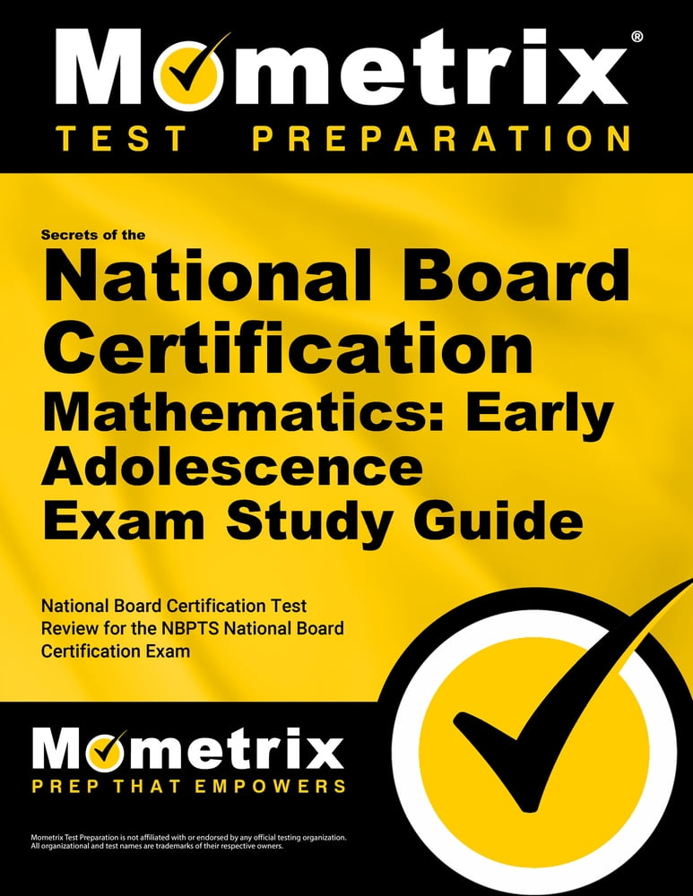 Pre-Owned Secrets of the National Board Certification Mathematics ...
