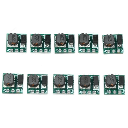 Mgaxyff 10Pcs DC‑DC Boost Converter Module 1.5V 1.8V 2.5V 3V 3.3V 3.7V ...