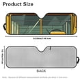 FUIALDOLG School Bus Windshield Sun Shade Sun Visor Heat Shield for ...