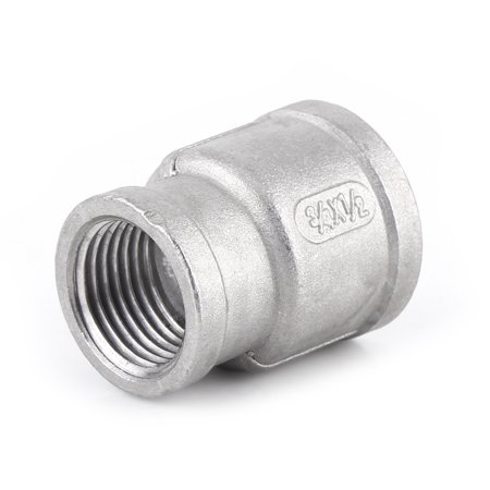 Reducer Female Straight Stainless Steel Threaded Reducer Pipe Fitting ...