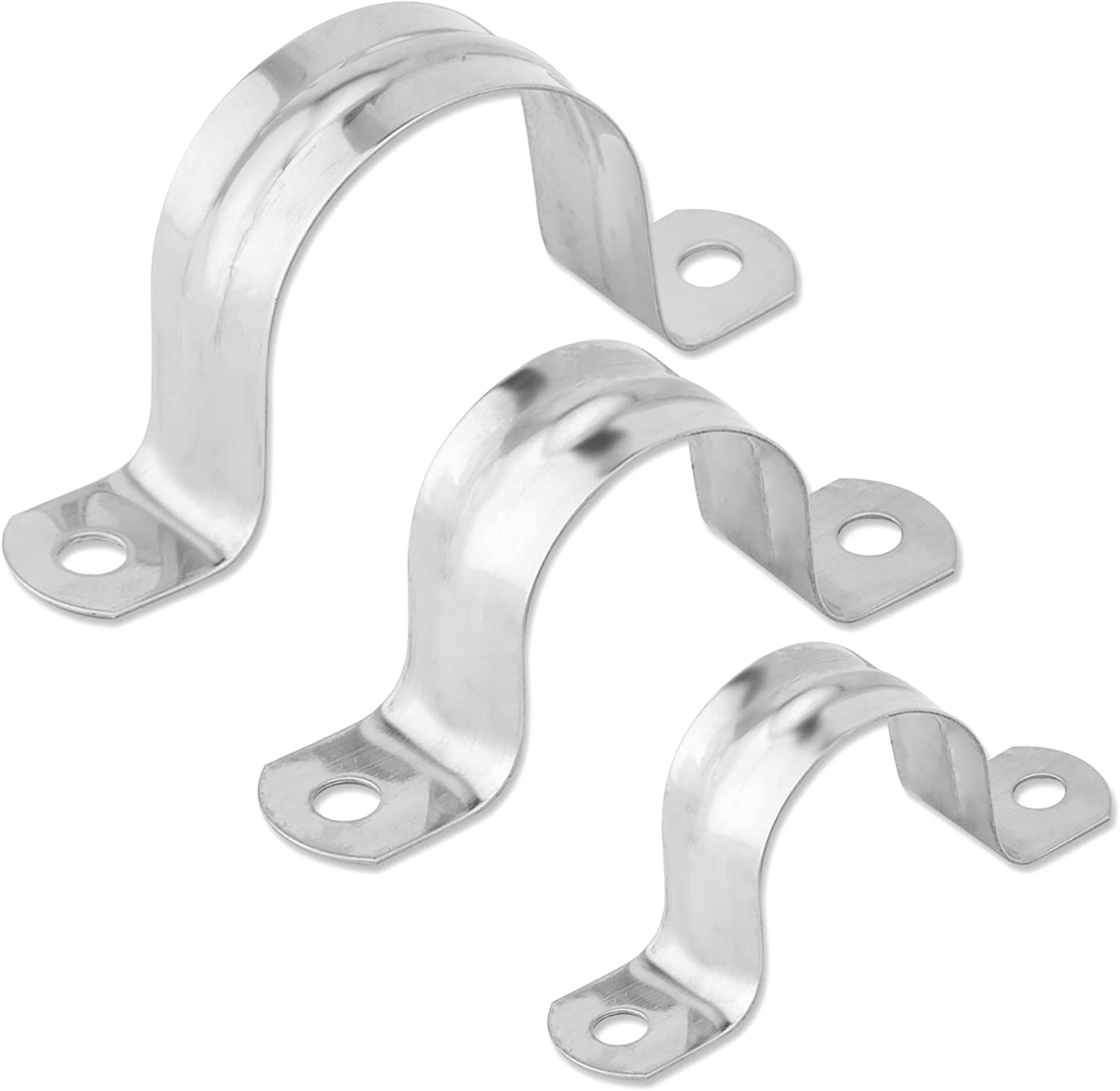 25pcs M35 Stainless Steel Rigid Pipe Strap for 1-3/8 Inch Hose OD, 2 ...