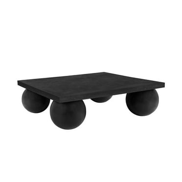 Dani Round Coffee Table Large In Black - Walmart.com
