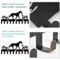 1Set Iron Wall Mounted Hooks Hangers 10-Hooks Decorative Organizer Rack ...