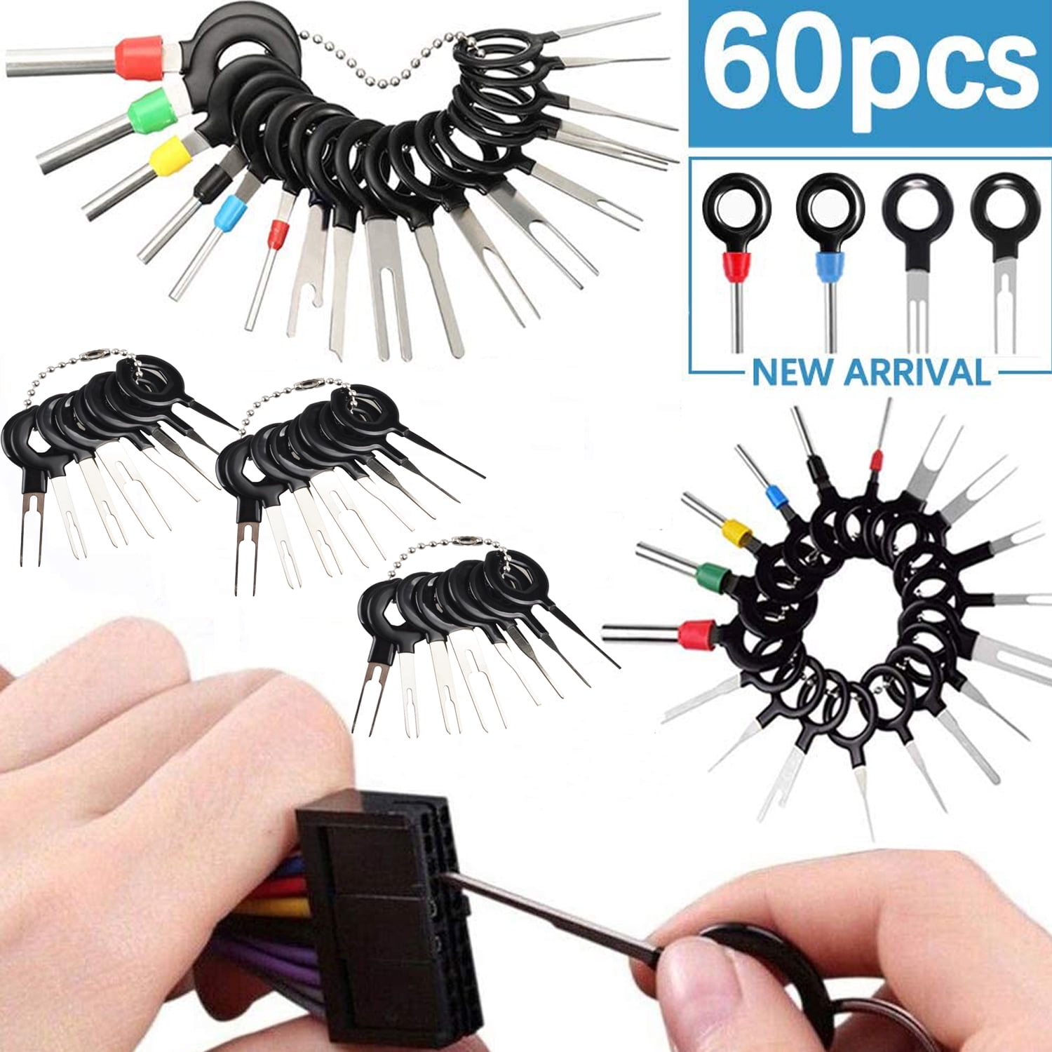 Auto SET 5 Pin Boxed Wire Harness Removal Tool connector Extractor Car ...