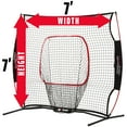 Franklin Sports MLB Flexpro Baseball Backstop Net + Pitching Target - 7 ...