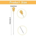 100 Pcs Sewing Pins, Straight Pins For Fabric, Multicolor Pearlized ...
