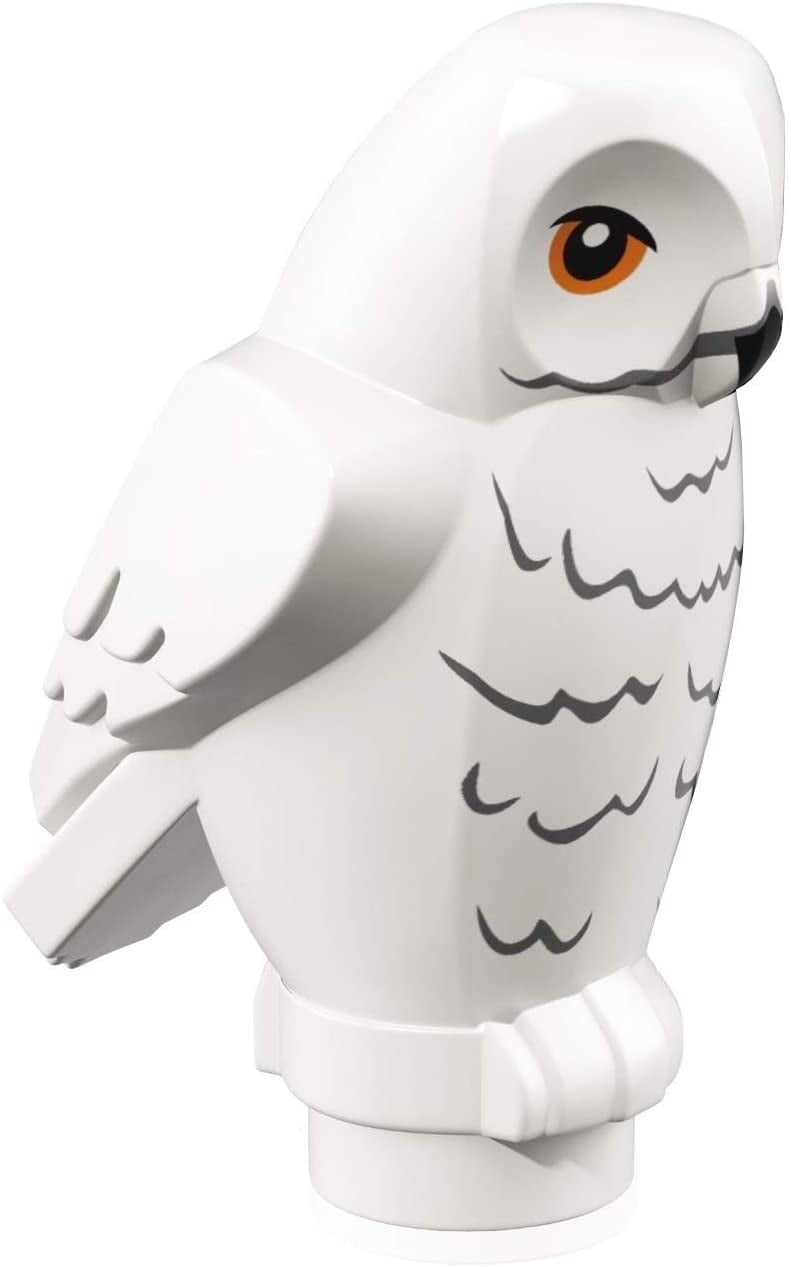 LEGO Harry Potter Minifigure Animal: White Owl with Black Beak Hedwig ...
