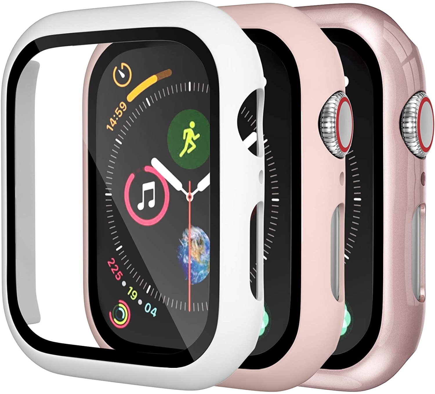 ANTHOUSE Compatible with Apple Watch Case 44mm iWatch SE Series 6 5 4 ...