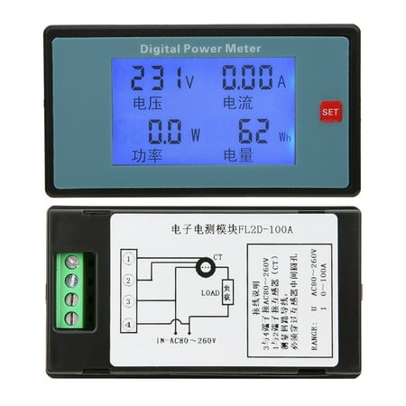 Power Meter, Voltage Meter, Digital Voltmeter Digital Meter Ammeter ...