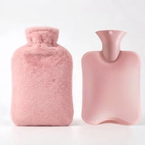 Hot Water Bottle for Pain Relief with Soft Flannel Cover - 1.8L ...