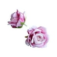Velvet Rose Head, Artificial Flowers, Fake Roses with Stems for DIY ...