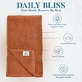 DAN RIVER 100% Cotton Hand Towel Set of 6| Ultra Soft Bathroom Hand ...