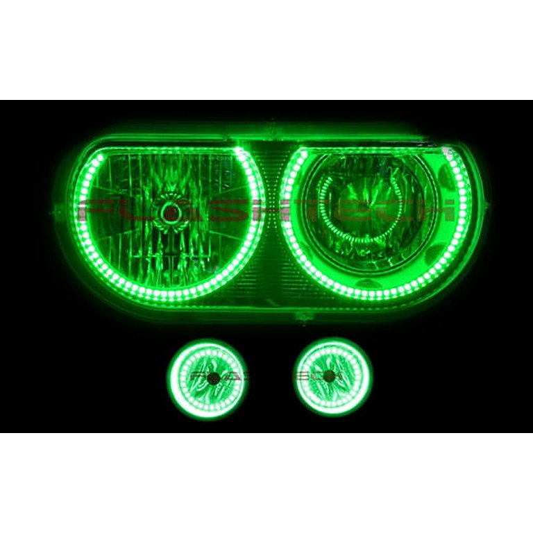 Green Dodge Challenger Fog Light Kit 2008 2023 Dodge Challenger Fog