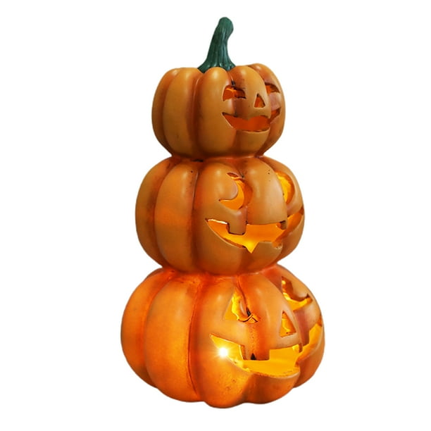 Halloween Pumpkin Light,Halloween Light Up Stacked Halloween ...