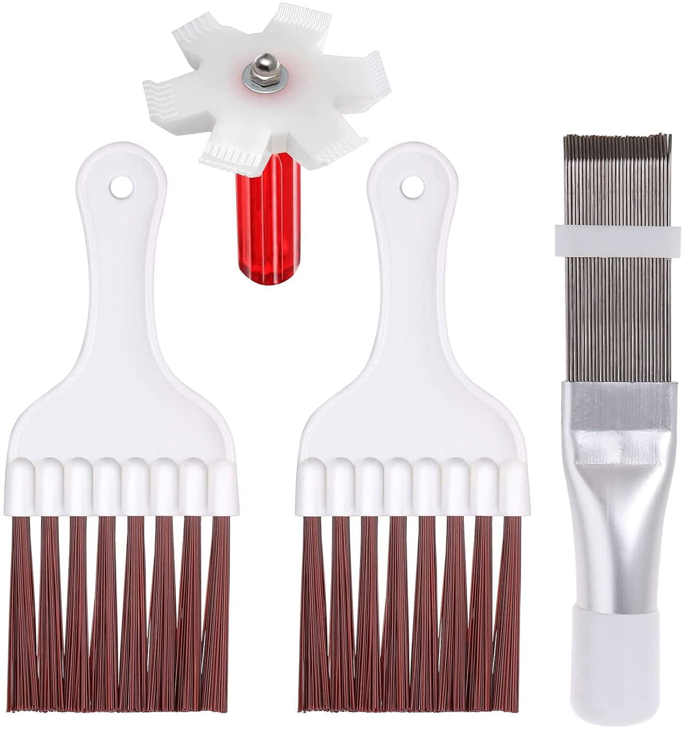 Cleaning Brush, 4pcs Air Conditioner Condenser Fin Cleaning Brush and ...