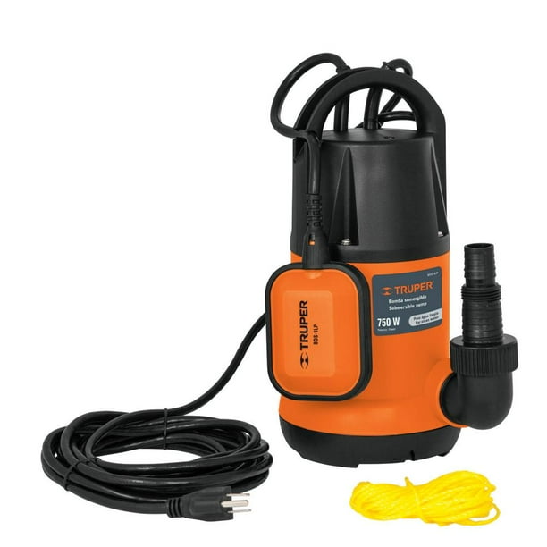 BOMBA SUMERGIBLE AGUA LIMPIA 1 HP TRUPER 12602 Truper BOS-1LP | Walmart en línea