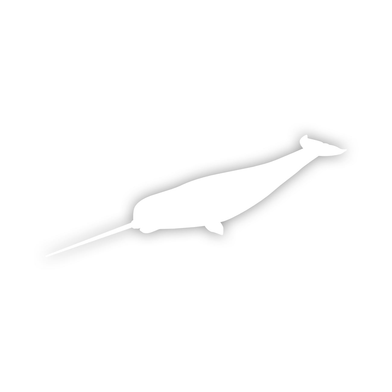 Narwhal Sticker Decal Die Cut - Self Adhesive Vinyl - Weatherproof ...