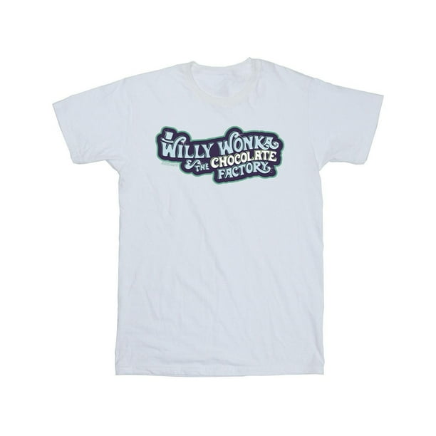 Willy Wonka Girls Chocolate Factory Logo Cotton T-Shirt - Walmart.ca
