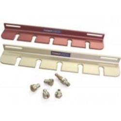 BILLET AIR TOOL RACK (RED) W/5 FITTING ADAPTERS - Walmart.com