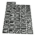 41pcs Painting Stencil Letter Numbers Symbols Drawing Template Spraying ...