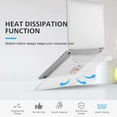 Acrylic Laptop Stand,Ergonomic Laptop Stand for Desktop, Computer Stand ...