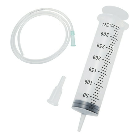 350ml Syringe with 39.4 Inch Tube Reusable Large Plastic Syringes for ...