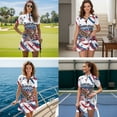 Aplkyhs Matching Golf Shirts for Couple 250th Anniversary Star Eagle ...