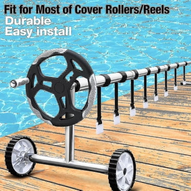 Zimtown Stainless Steel Solar Pool Cover Roller, Easy to Use for Up to ...