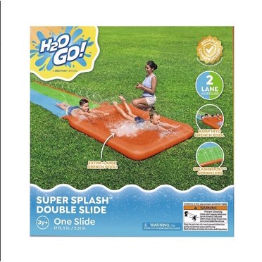 Swimline Super Water Slide, Big Outdoor Backyard Inflatable Pool Toy ...