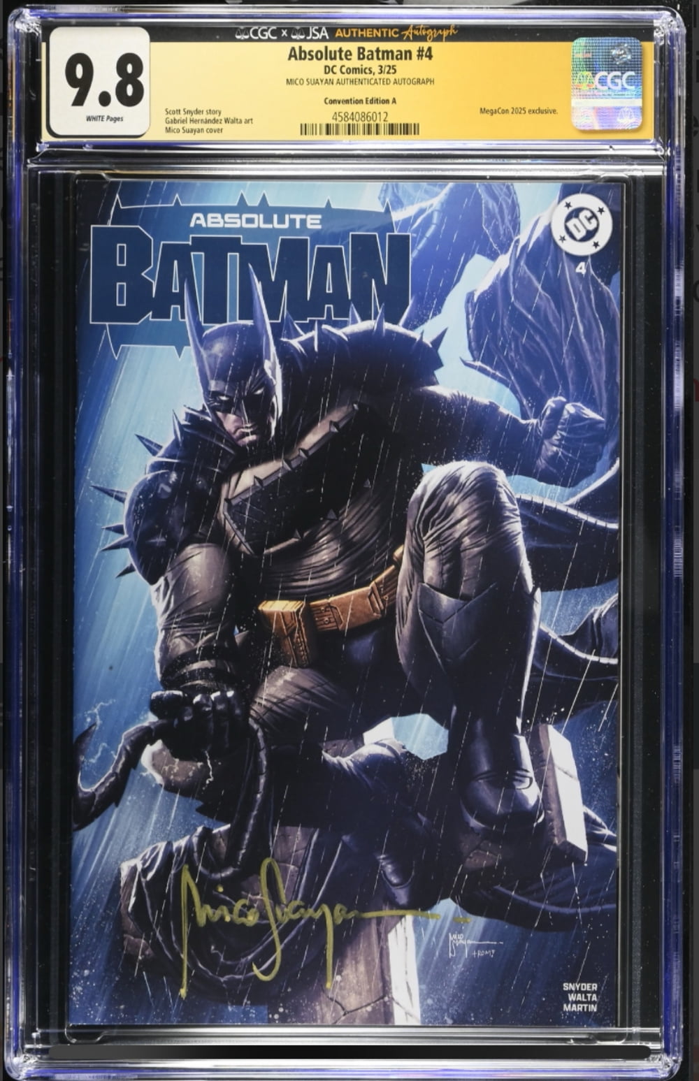 Absolute Batman #4 - CGC 9.8 Comic Book - Walmart.com